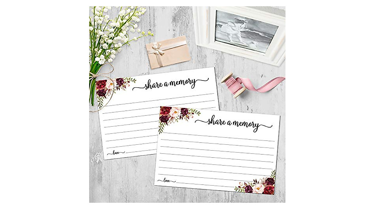 321Done Memory Cards - Floral Red Roses for Celebrations