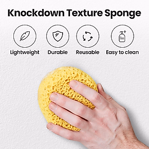 Knockdown Texture Sponge Drywall for Painting Ceiling, 2 Pack, 5.31 x 4.52 x 2.36inch