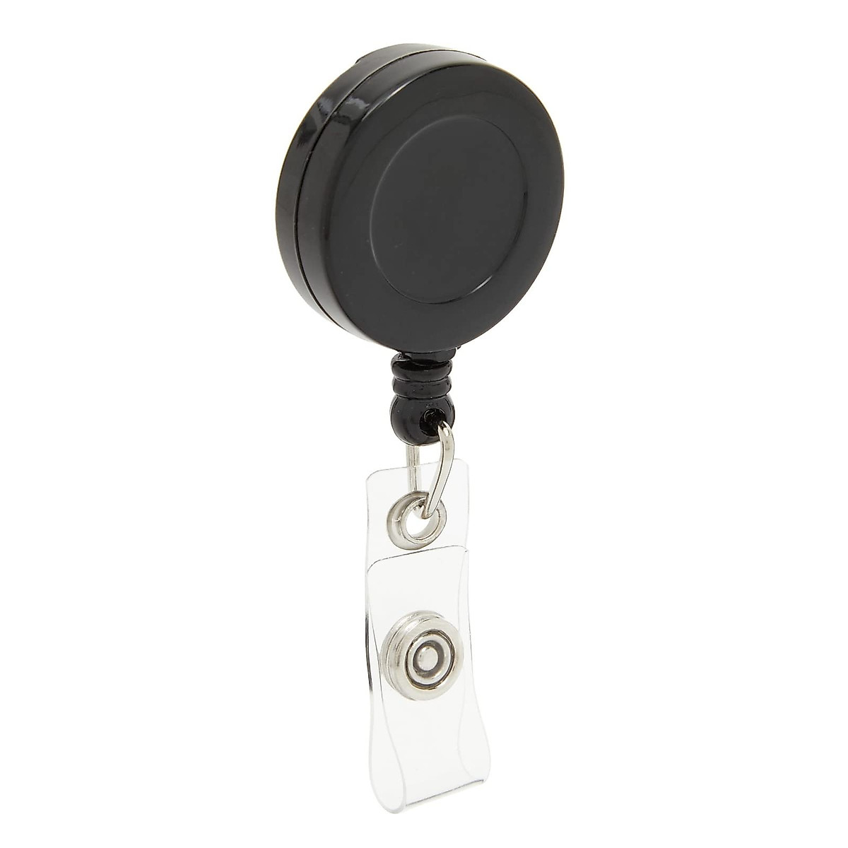 100 Pack Retractable ID Badge Reel for Card Holders with Clips, Nurses and Teachers, Office Supplies (26.5 in)