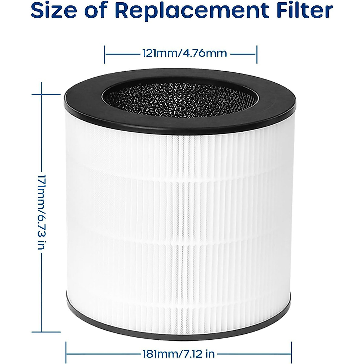 H13 True HEPA Filter, Compatible With STEALTH JAP230W JAP230B STEALTH JAP230AC1 Air Purifier Replacement Filter, 3-in-1