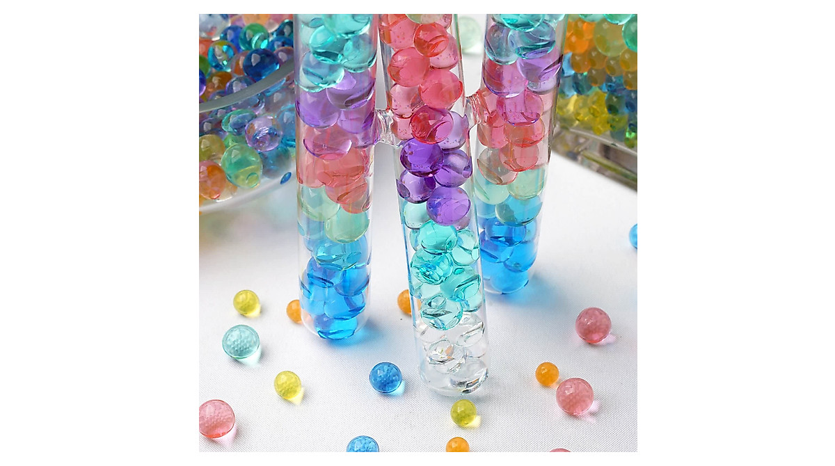 Big Round Red Water Beads for Decor - Enhance Your Centerpieces