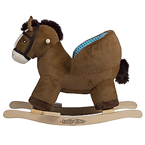 Rockin' Rider Cuddles Baby Rocker Plush, Brown