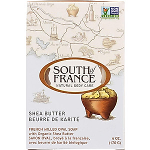 South of France Shea Butter Bar Soap 6 Ounce (Pack of 8 bars)