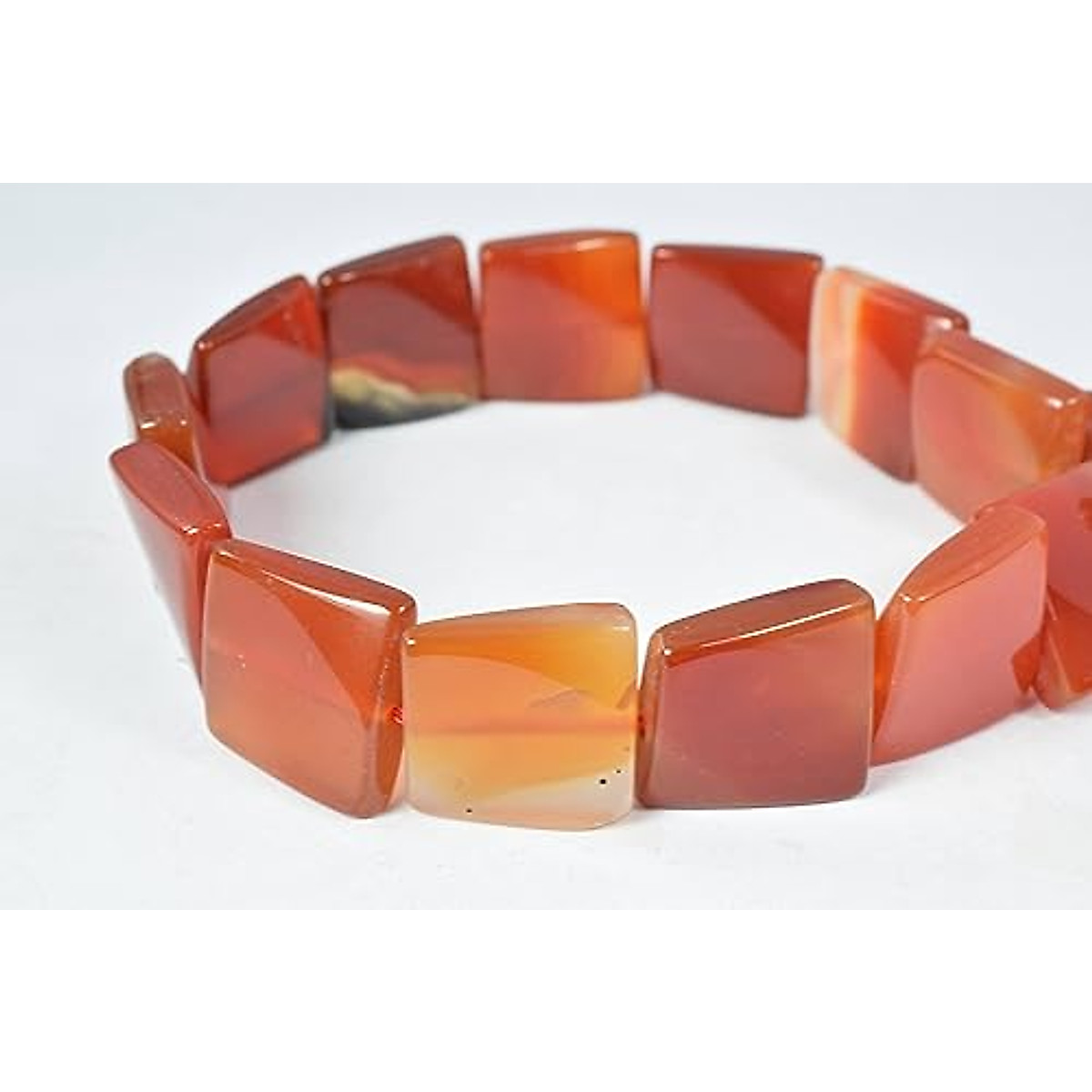 Carnelian Stone Square Beads Size 18x18mm Gemstone Beads Beads, Gemstones, Square Beads, Carnelian