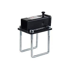 TOPTOW 63800 RV Bumper Hitch Receiver Adapter 2 inch for 4 inch X 4 inch and 4.5 inch X 4.5 inch Bumpers, Fits for Bike Racks, Cargo Carriers Camper-on