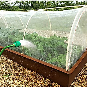 YELUCENS Garden Netting,(9.8ft-19.6ft) Garden Insect Netting Pest Barrier Mosquito Netting for Protect Vegetables Flowers Fruits Plant Covers Netting