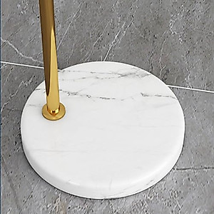 PAKFAN Modern Standing Lamps, Industrial Floor Lamp for Living Rooms Rustic Farmhouse Reading Vertical Lamp Adjustable Metal Heads Indoor Tall Pole Light for Living Room Bedroom Office Home Decor