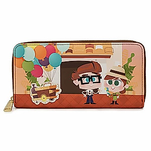 Loungefly Up Working Buddies Zip Around Wallet