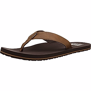 Reef Men's Sandals, Reef Twinpin, Brown, 7