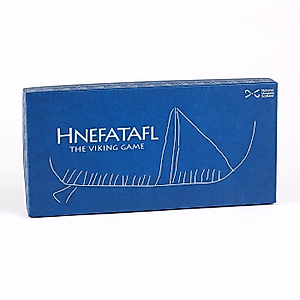 Hnefatafl - The Viking Game - Includes Uniquely Designed Cotton Drawstring Pouch/Bag for Playing Pieces