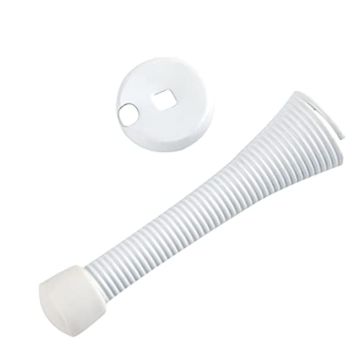 Amazon Basics Spring Door Stop - White, 12-Pack