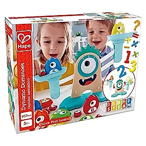 Hape Math Monster Scale Toy, STEAM Toy, L: 15, W: 7.1, H: 5.6 inch