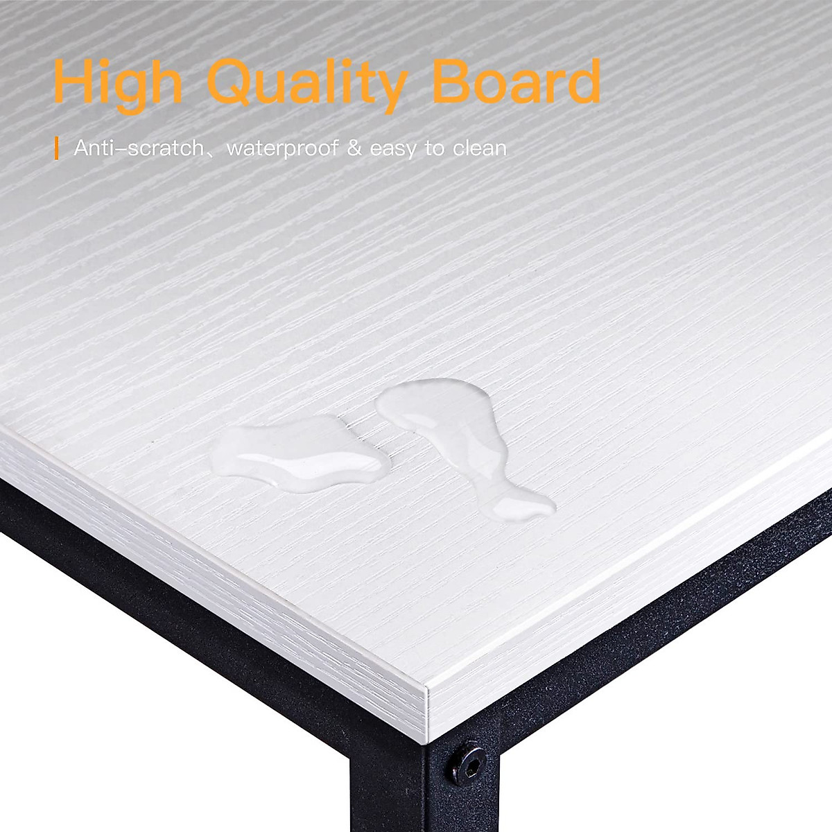 Coleshome 61" L Shaped Desk Computer Desk, L Desk Computer Corner Desk for Home Office Gaming Writing Workstation, Space-Saving, Easy to Assemble