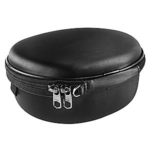 Geekria Shield Headphones Case Compatible with Sennheiser Momentum 3 Wireless, HD 450BT, PXC 550 II HD 4.50 Case, Replacement Hard Shell Travel Carrying Bag with Cable Storage (Black)