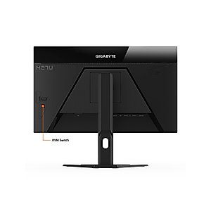 GIGABYTE - M27U - 27" IPS Gaming Monitor - UHD 3840x2160 - 160Hz - 1ms MPRT - AMD FreeSync Premium Pro - Type C KVM - HDMI, DP, Type C - Height Adjustable - Black