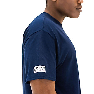 Spalding Men's Varsity Crew Neck T-Shirt Peacoat
