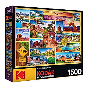 RoseArt - Kodak - US National Parks - 1500 Piece Jigsaw Puzzle for Adults