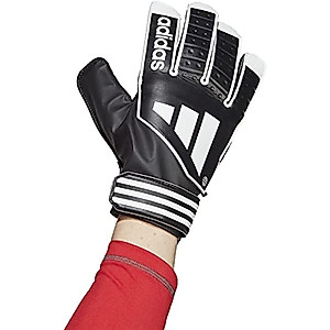adidas Unisex-Adult Tiro Club Goalie Gloves, Black/White/Black, 6