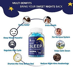 Melatonin 3mg 15mg for The Whole Family with Ashwagandha, 5-HTP, Lemon Balm, Magnesium, B12, B6 Chewable & Low Sugar - for Healthy Rest Cycle, Deep Zzzs, Positive Mood & Brain Health, 150 Counts
