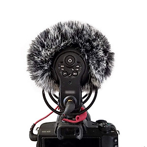 SUNMON Mic Furry Windscreen, VMP+ Deadcat Windshield Compatible with Rode VideoMic Pro+ Plus Camera Microphone