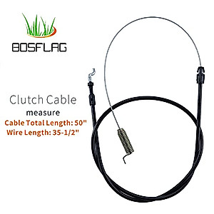 BOSFLAG 946-04642a Drive Engagement Cable Replaces MTD 946-04642a, 746 04642a, 74604642a, Craftsman 946-04642 Cable, 746-04642, 746-04642a for MTD RM2200, Bolens 31A-32AD765 31A-3AAD765 Snowblowers