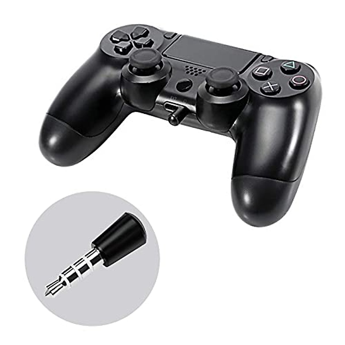Bluetooth Adapter with Microphone for PS4 /PS5 HLRAO,USB Adapter Mini USB 4.0 Bluetooth Adapter/Dongle Receiver and Transmitters Dongle Bluetooth Compatible with Playstation Support A2DP HFP HSP.