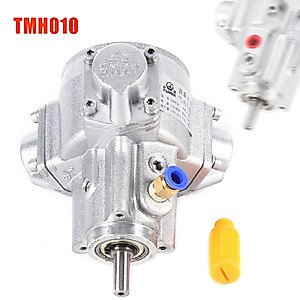 TMH010 Basic Type Piston Air Motor Mixer Air Drive Pneumatic Radial Piston 0.1HP 1100RPM 0.6Mpa Large Torque and high Efficiency