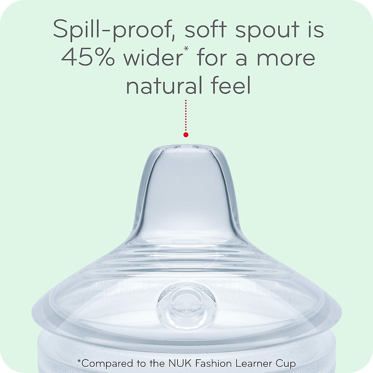 NUK Simply Natural Learner Cup , 6-18 Month (Pack of 1)