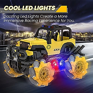 YOTOY Remote Control Car Toys for 6 7 8 9 10 Years Old Boys, Drift Stunt Remote Control Car, RC Cars for Boys Age 8-12, Stunt Car Remote Control, RC Stunt Car Toy, Drift Stunt Car, Drift RC Cars