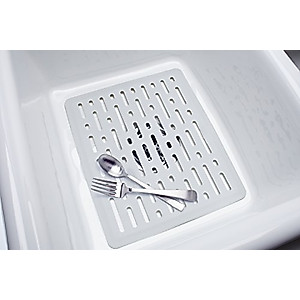 Rubbermaid Evolution Sink Mat, Small, White