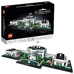 LEGO Architecture Collection: The White House 21054 - Model Building Kit, Creative Set for Adults and Teens, Energizing DIY Project, Iconic Presidential Office, Great Collectible Gift for Father's Day