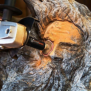 ARBORTECH Contour Sander | Ø 50 mm Mini Random Orbit Sander Attachment for Angle Grinder | SAN.FG.200