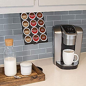 PERFECT POD EZ-Shelf Under Shelf Storage for K Cups, Coffee Holder Compatible with Keurig K Cup Coffee Pods, Space-Saving Under Counter Cabinet Coffee Pod Holder
