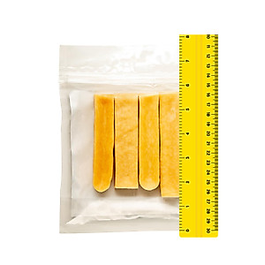 Himalayan Dog Chew Size S, 4 Pieces, 100% Natural, Long Lasting, Gluten Free, Healthy & Safe Dog Treats, Lactose & Grain Free, Protein Rich, Dogs up to 11 Lbs, Dental Treat