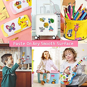 sinceroduct 75Pcs Diamond Stickers, Diamond Art for Kids Arts and Crafts, Creative Diamond Mosaic Sticker Craft by Numbers Kits for Kids and Adult Beginners, Butterflies and Flowers