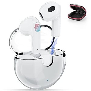 Wireless Earbuds for Galaxy S23 S22 Ultra 5G, Noise Cancelling Touch Control True TWS Headphones Bluetooth 5.3 HiFi Stereo Earphone with Mic Sweatproof Sport for iPhone 14 13 Pro Samsung S21 Z Fold4 3