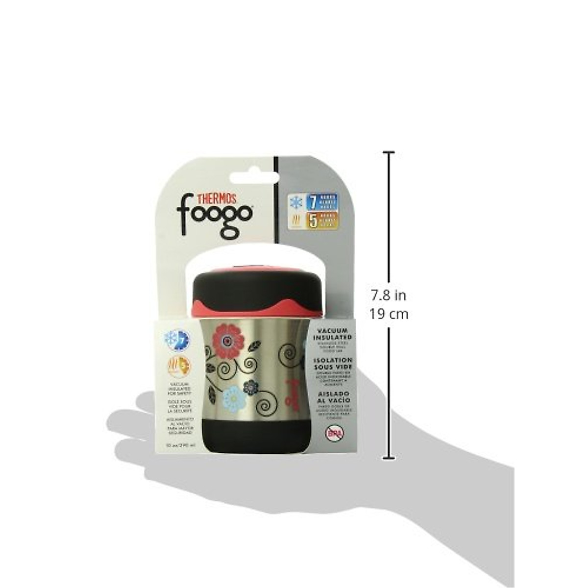 THERMOS 10 Ounce Food Jar, Poppy Patch