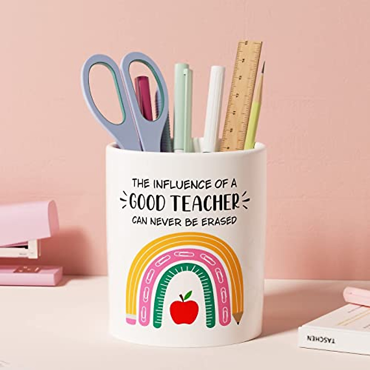 Best Teacher Gifts for Women Teacher Appreciation Gifts, End of Year Teacher Gifts from Student, Thank You Teacher Gifts Basket Daycare Teacher Gift, Funny Teacher Gift Set with Wine Tumbler Bracelet