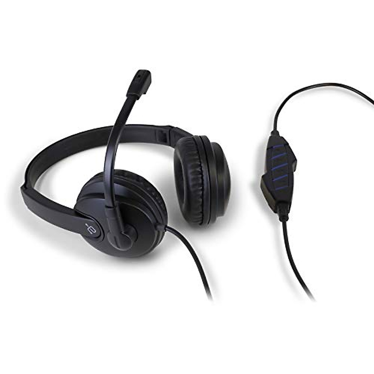 Aluratek Wired USB Stereo Headset with Noise Cancelling Boom Mic and in-Line Controls, for Distance Learning, Zoom, MS Teams, Video Conferencing, Skype, Gaming, Music Play, Webinars (AWHU02FB), Black