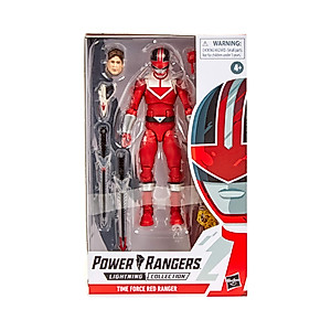 Power Rangers Lightning Collection Time Force Red Ranger 6-Inch Premium Collectible Action Figure Toy with Accessories