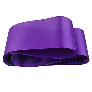 ULTNICE Plain Satin Sash DIY Satin Sash for Birthday Baby Shower Hen Party (Purple)