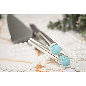 Kate Spade Bridal Take the Cake Personalized Wedding Cake Knife and Server Set, Custom Engraved Wedding Cake Cutting Set, Accessories and Gifts for the Bride and Groom