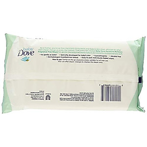 Dove Baby Wipes Sensitive Moisture 30 Count (6 Pack)