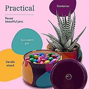 Scented Candles Gift Set from Soy Wax, 4 Packs of 4.4oz, Essential Oil, 120H Burning, for Relaxation, Aromatherapy, Ideal for Women, Birthday, Valentine's Day, Mother's Day, Candles for Home Ambient