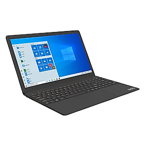 Evoo EVOO Ultra Thin 15.6 inch 8GB 256GB Intel core i7-6660U X2 2.4GHz Win10, Black