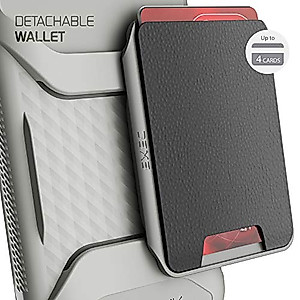 Ghostek EXEC Wallet Phone Case iPhone 11 Pro Max Card Holder Works with Magnetic Car Vent Mounts and Easily Detachable for Wireless Charging Designed for 2019 Apple iPhone 11 Pro Max (6.5inch) (Black)