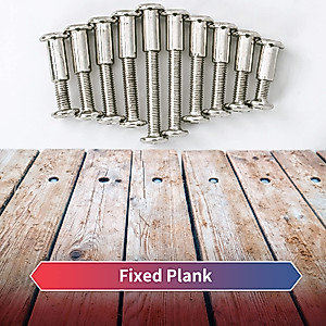 M6 x 16mm/20mm/25mm/30mm/40mm 140Pcs Hex Socket Screws Head Nuts with 1Pc Allen Wrench