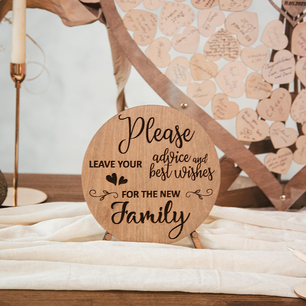 Personalized Wedding Guest Book Wedding Drop Box Wooden Rustic Wedding Decor Alternative Guest Book Wedding Ideas Wedding Heart Guest Drop Box Alternative Guest Book Frame with Hearts by WeddingByEli