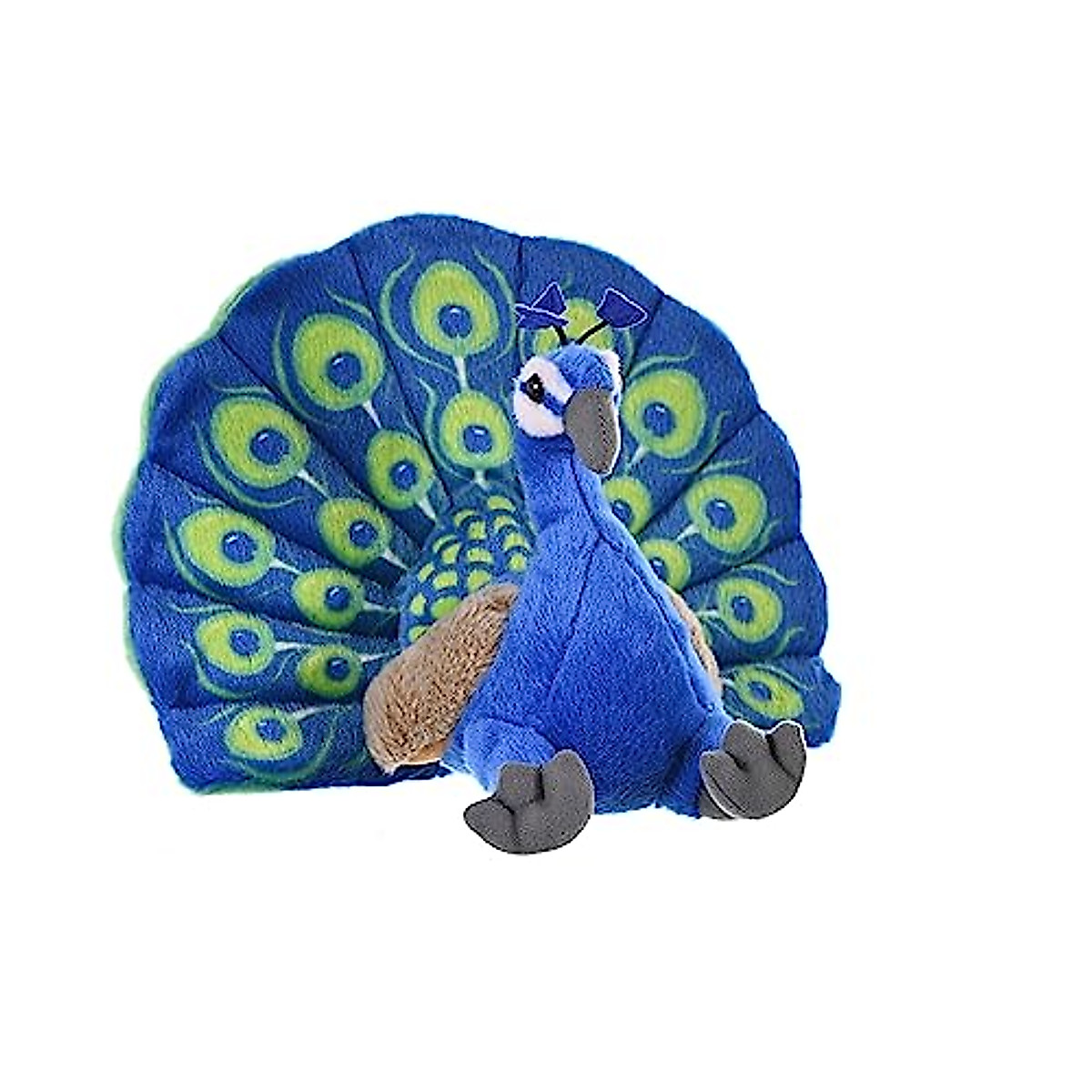 Wild Republic Peacock Plush, Stuffed Animal, Plush Toy, Gifts for Kids, Cuddlekins 12 Inches