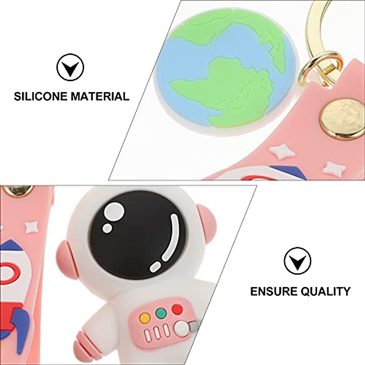 Abaodam 1PC Anti- Scratch Locator Cover PVC Cartoon Lint Shell Compatible for AirTag